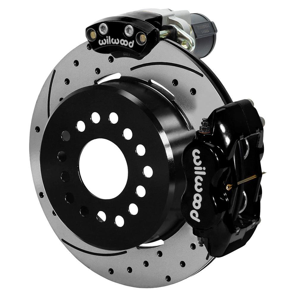 Wilwood 140-15843-D Electronic Parking Brake Kit, Drilled, Black