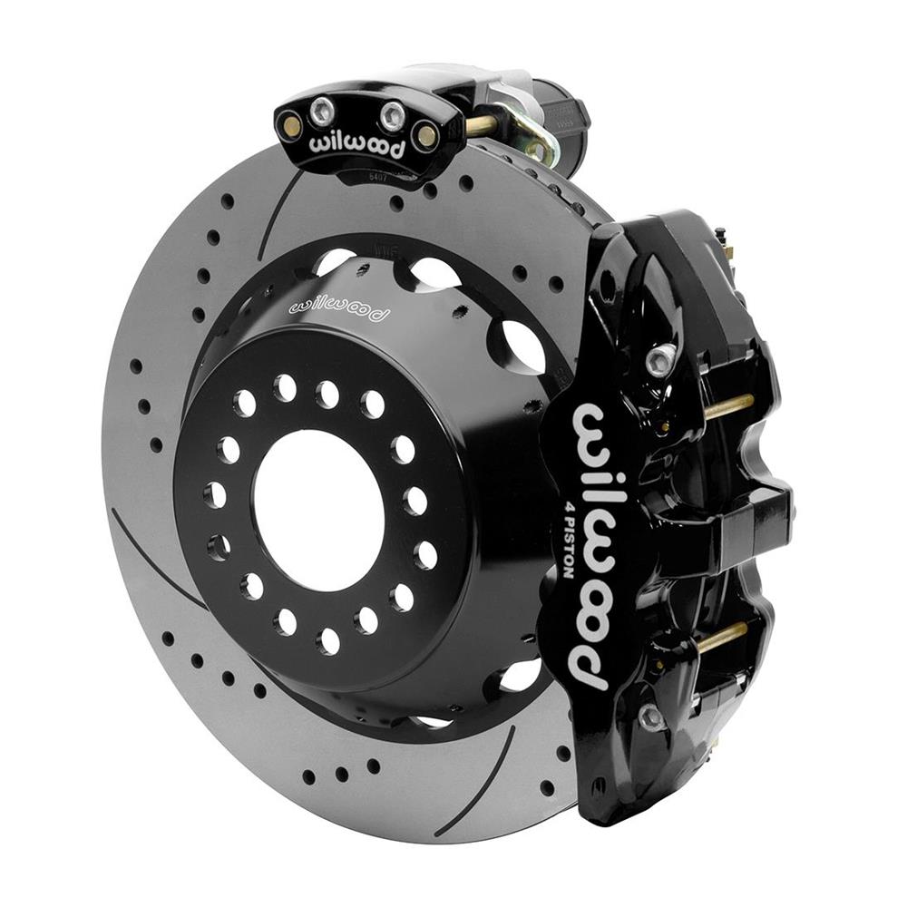 Wilwood 140-15846-D AERO4 Big Rear Electronic E-Brake Kit