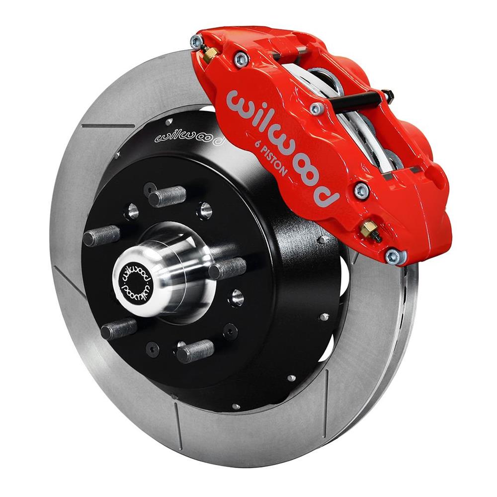 Wilwood 140-9804-R GM/Ridetech/Heidts Big Front Brake Kit, Red