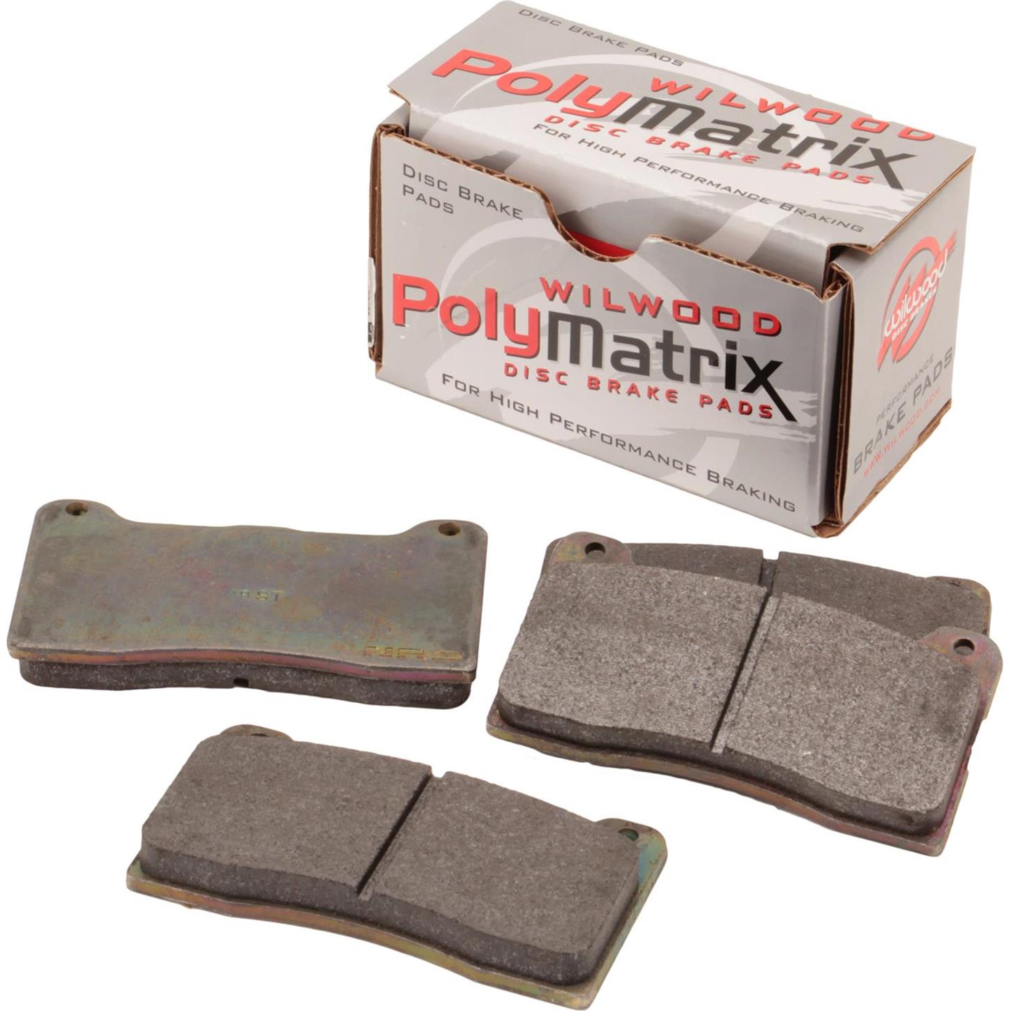 Wilwood 15B-9836K 7812B PolyMatrix Brake Pad Set, DP, .49 Inch Thick