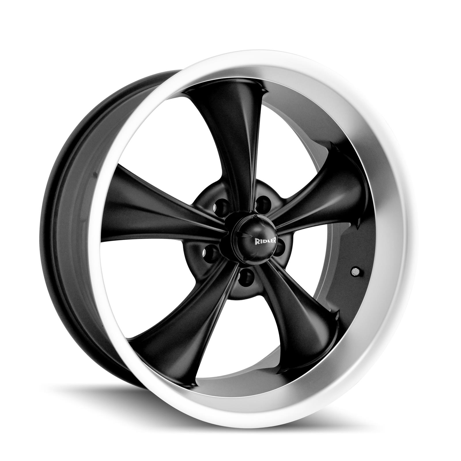 Ridler Wheels 695-22161MB 695 Wheels, 22x10 Inch, Black Machined