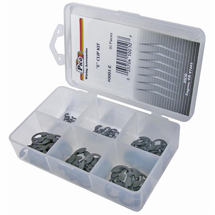 Pico 0001-E E Clip Kit, 90 Pcs