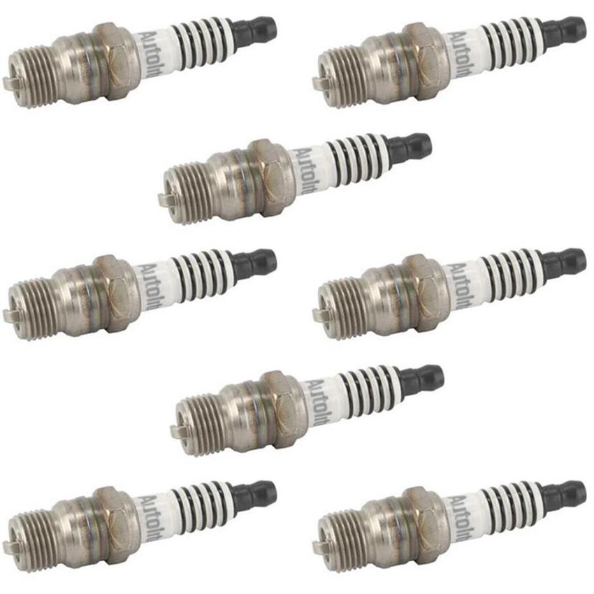 Autolite AR133 Spark Plugs, 14mm, Taper Seat, .46, Set of 8
