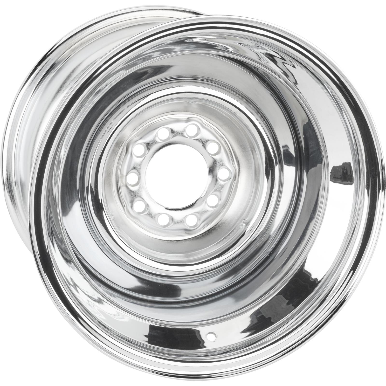 Speedway Smoothie 15x10 Plain Steel Wheel, 5 on 4.5/4.75, 4.5 BS