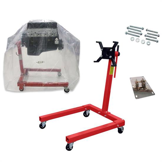 1500LBS LS Engine Stand Storage Kit, Bag/LS Lift Plate/LS Bolts