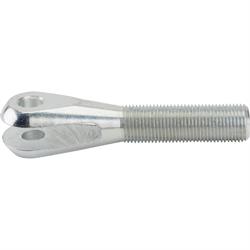 Steel Clevis, 1/2-20 RH Thread, 1/4 Inch Slot, Zinc Plated