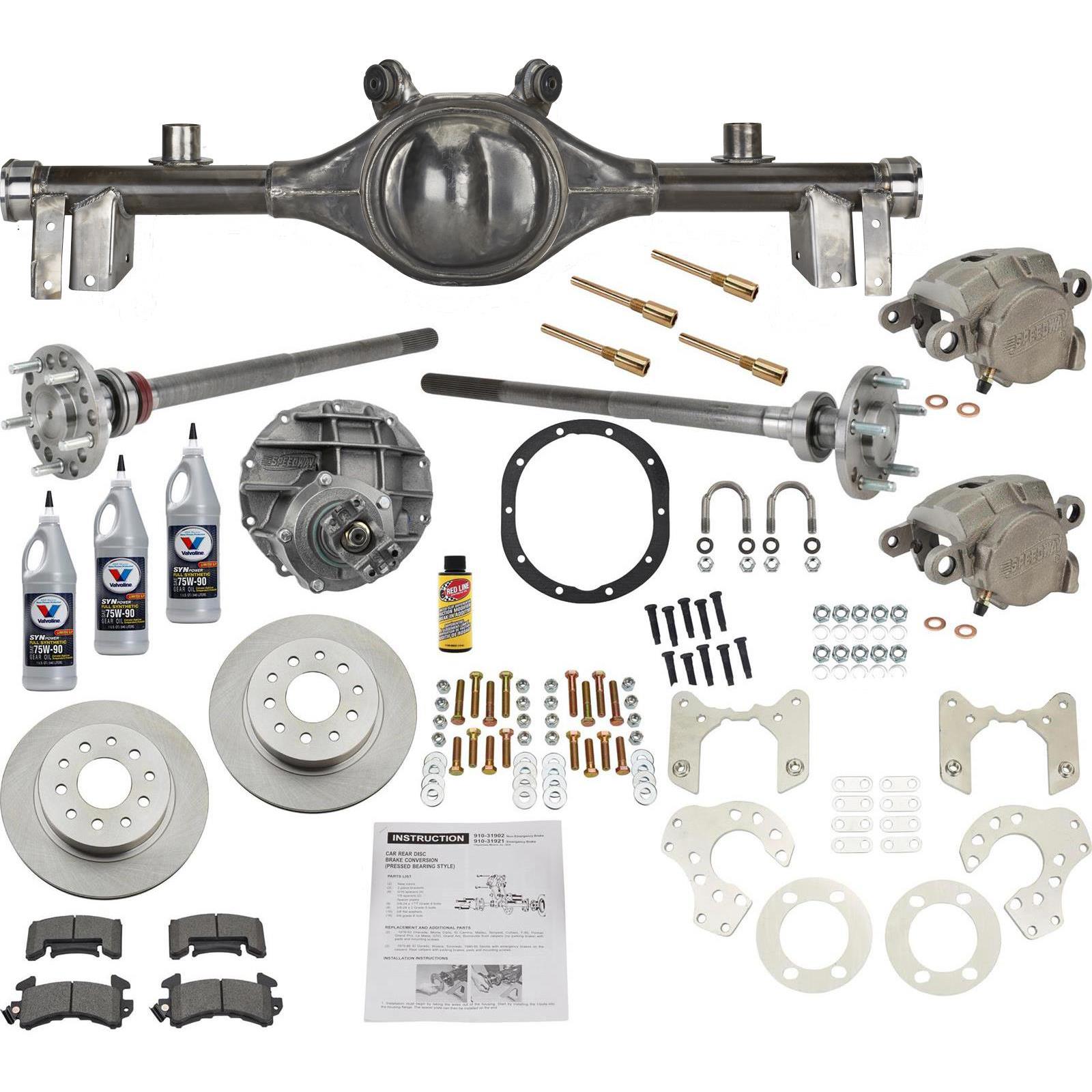 1968-72 Chevy Chevelle 9 Inch Rear Axle w/Disc Kit, 3.50:1