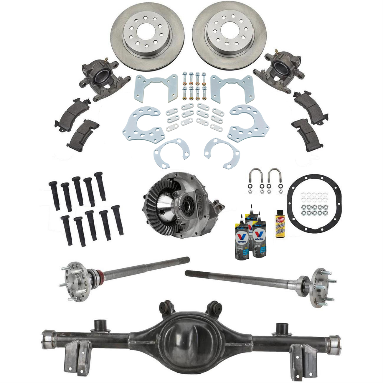 1964-67 GM A-Body Ford 9 Inch Housing w/Disc Brakes, 3.50:1