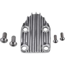 Speedway SBC Finned Aluminum Fuel Pump Block-Off Plate