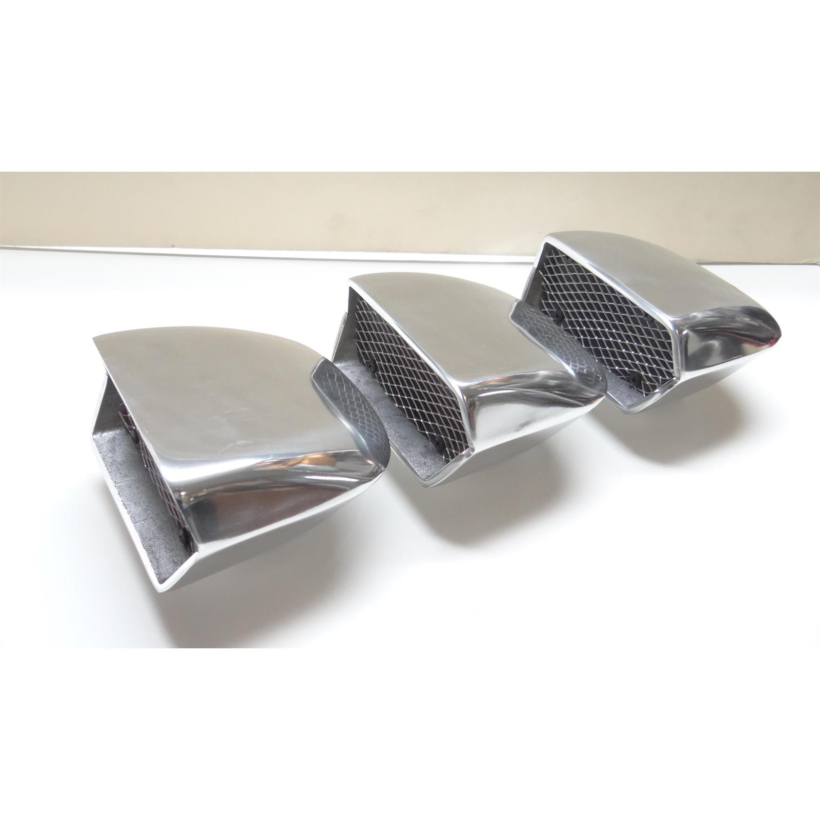 Speedway Two-Barrel Carburetor Air Scoop with Screen