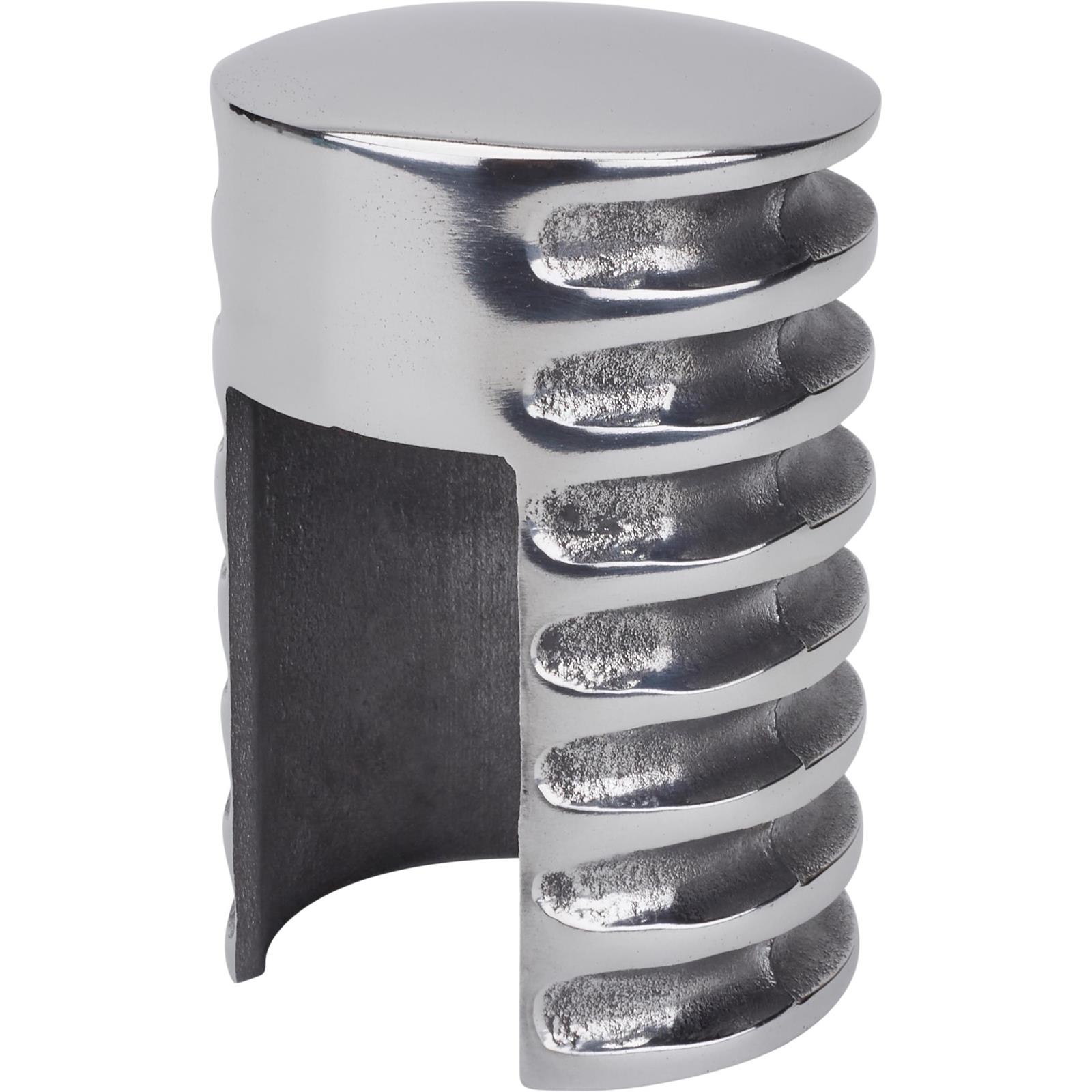 Speedway Finned Aluminum Coil Cover, Slip-On Style