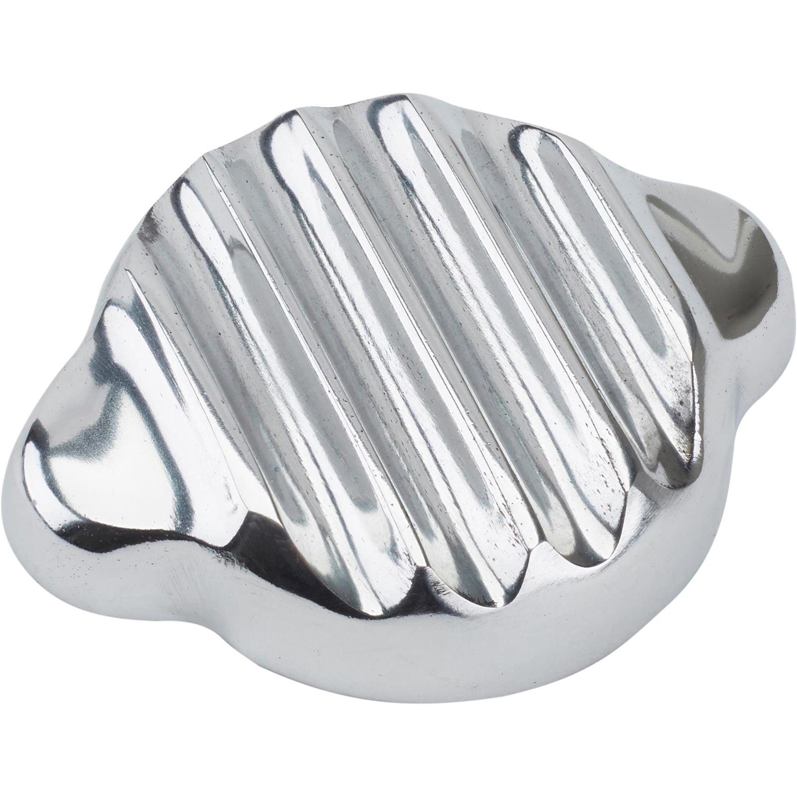 Speedway Finned Aluminum Radiator Cap Cover, 2-3/8 Inch ID