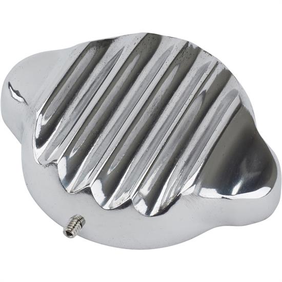 Speedway Finned Aluminum Radiator Cap Cover, 2-3/8 Inch ID