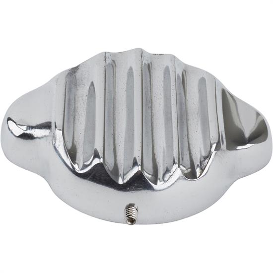Speedway Finned Aluminum Radiator Cap Cover, 2-3/8 Inch ID