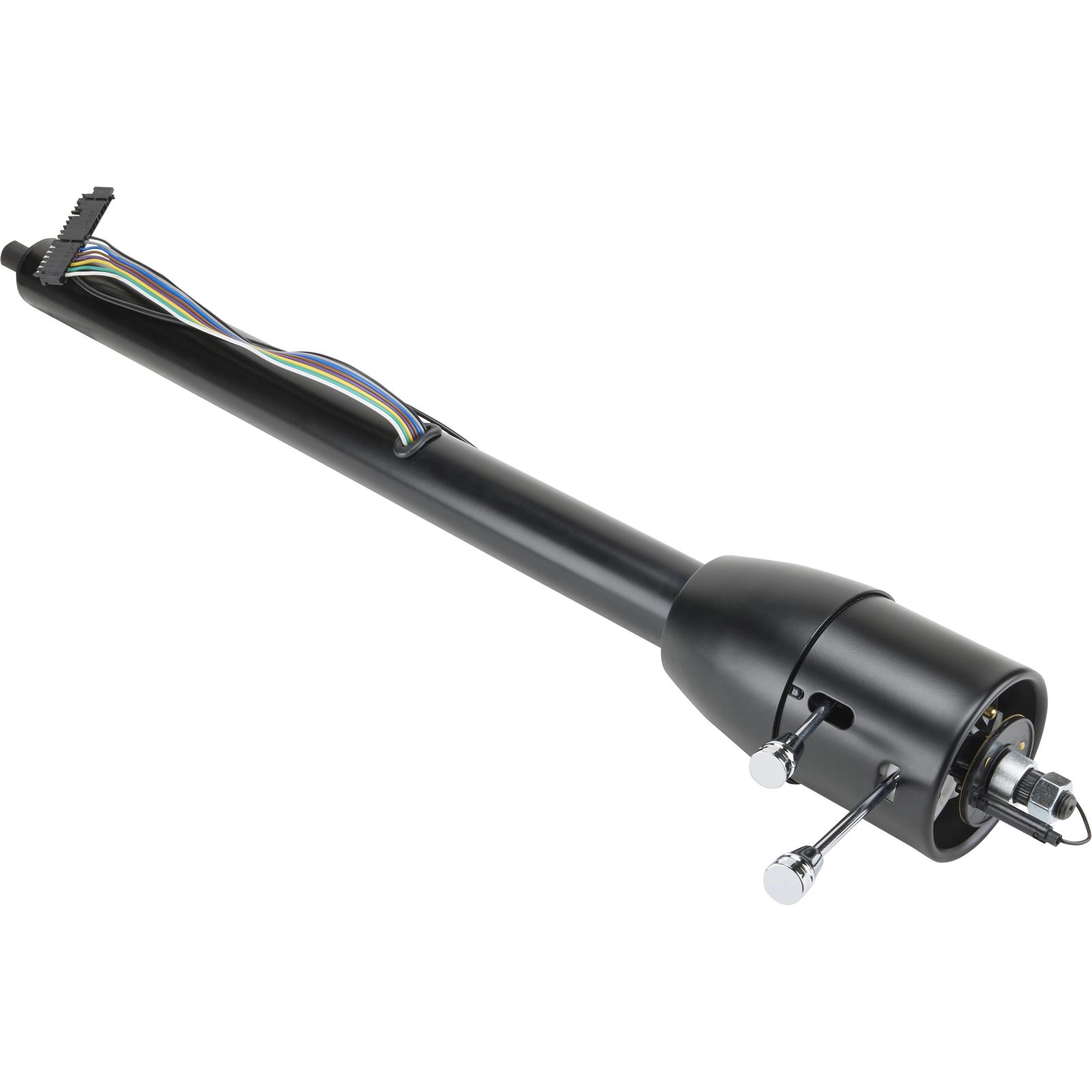 Universal GM Tilt Steering Column, Floor Shift, 33 Inch, Black