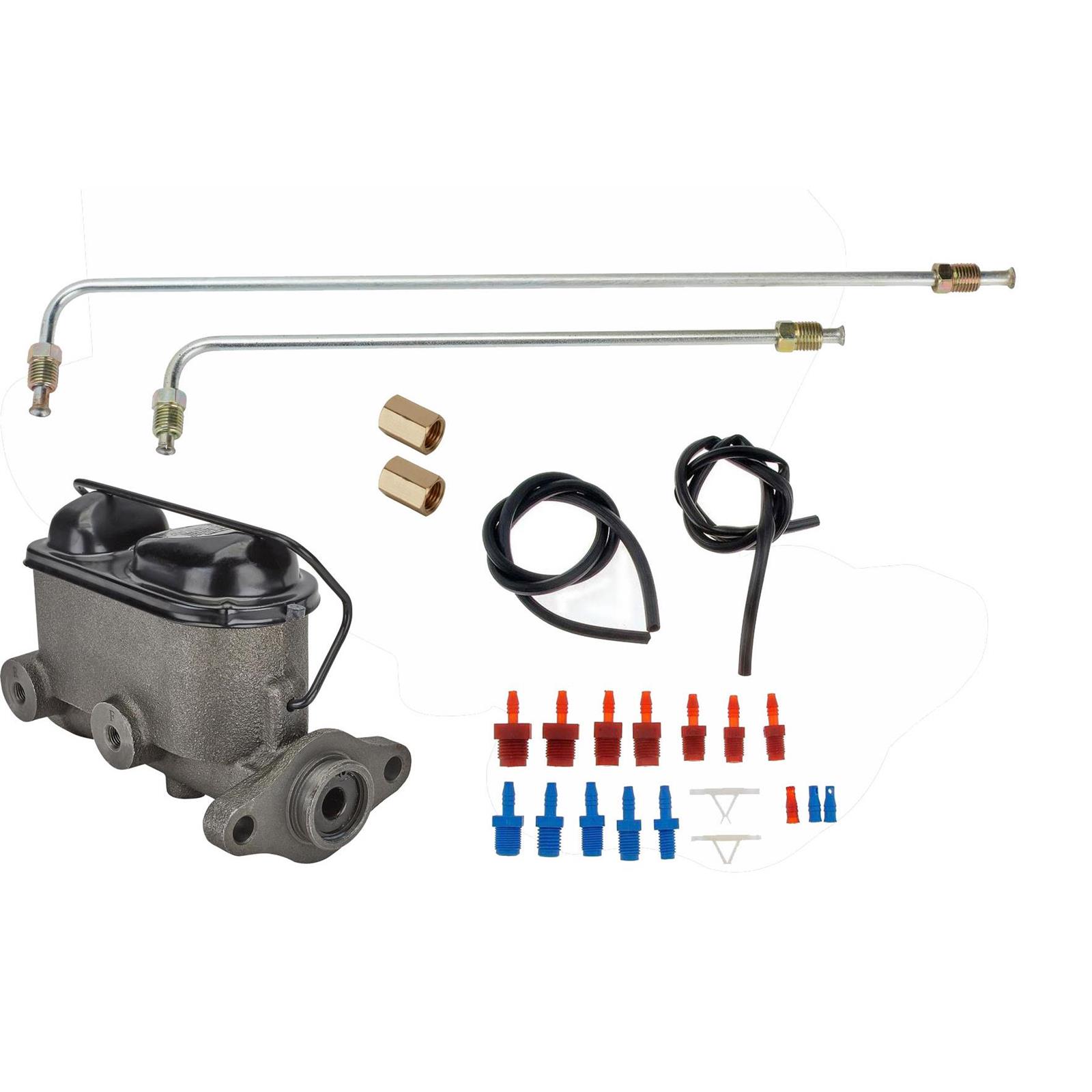 Dual Feed Master Cylinder w/Internal SS Sleeve & Bleeder Kit
