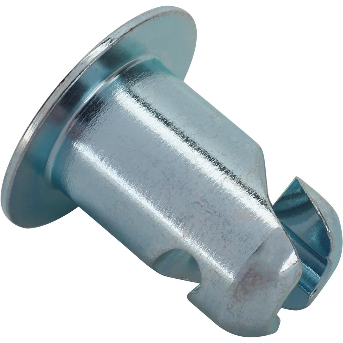 Steel Oval Head Quarter Turn Fasteners, .500 Inch Grip, Pack/10