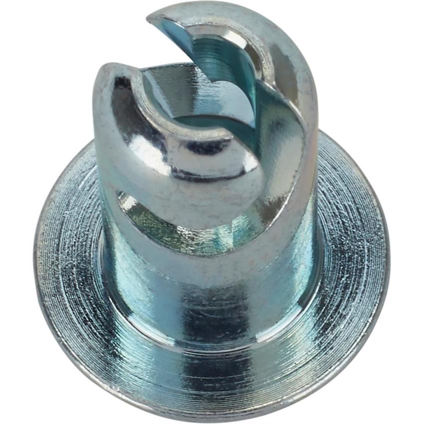 Steel Oval Head Quarter Turn Fasteners, .550 Inch Grip, Pack/10