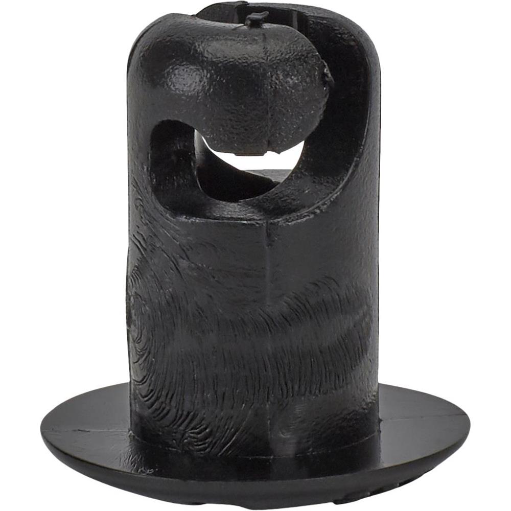 Plastic Oval Head Quarter Turn Fasteners, .500 Inch Grip, Pack/10