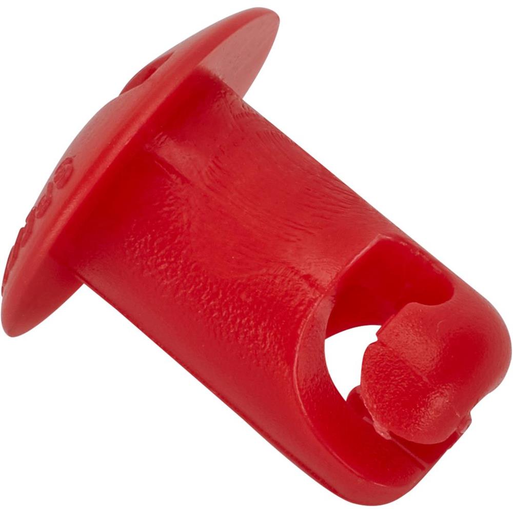 Plastic Oval Head Quarter Turn Fasteners, .500 Inch Grip, Pack/10