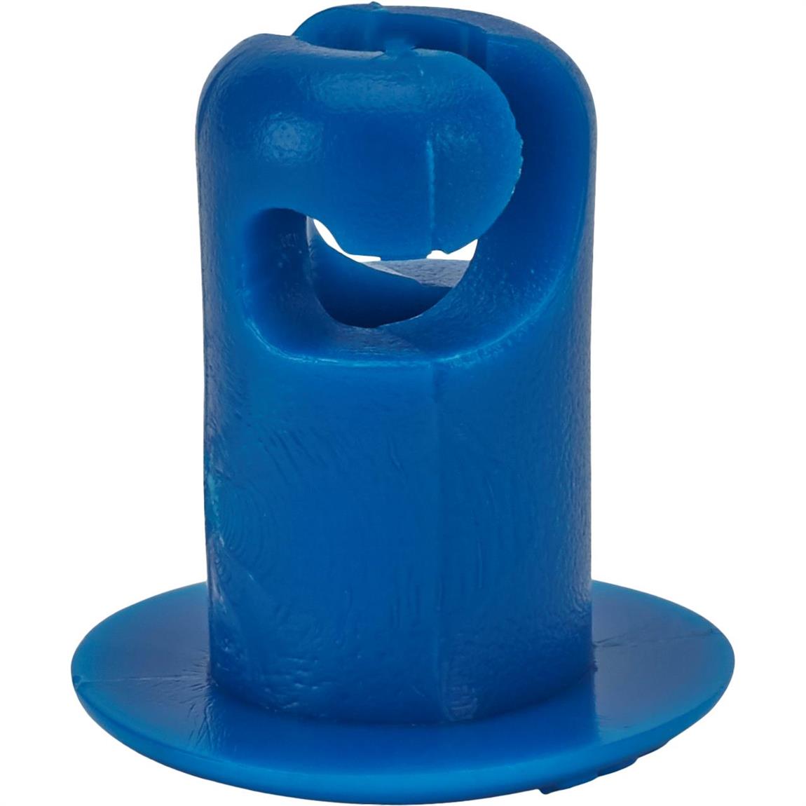 Plastic Oval Head Quarter Turn Fasteners, .500 Inch Grip, Pack/10