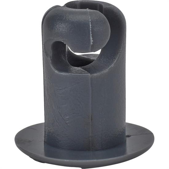 Plastic Oval Head Quarter Turn Fasteners, .500 Inch Grip, Pack/10