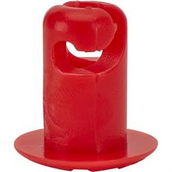 Plastic Oval Head Quarter Turn Fasteners, .500 Inch Grip, Pack/10