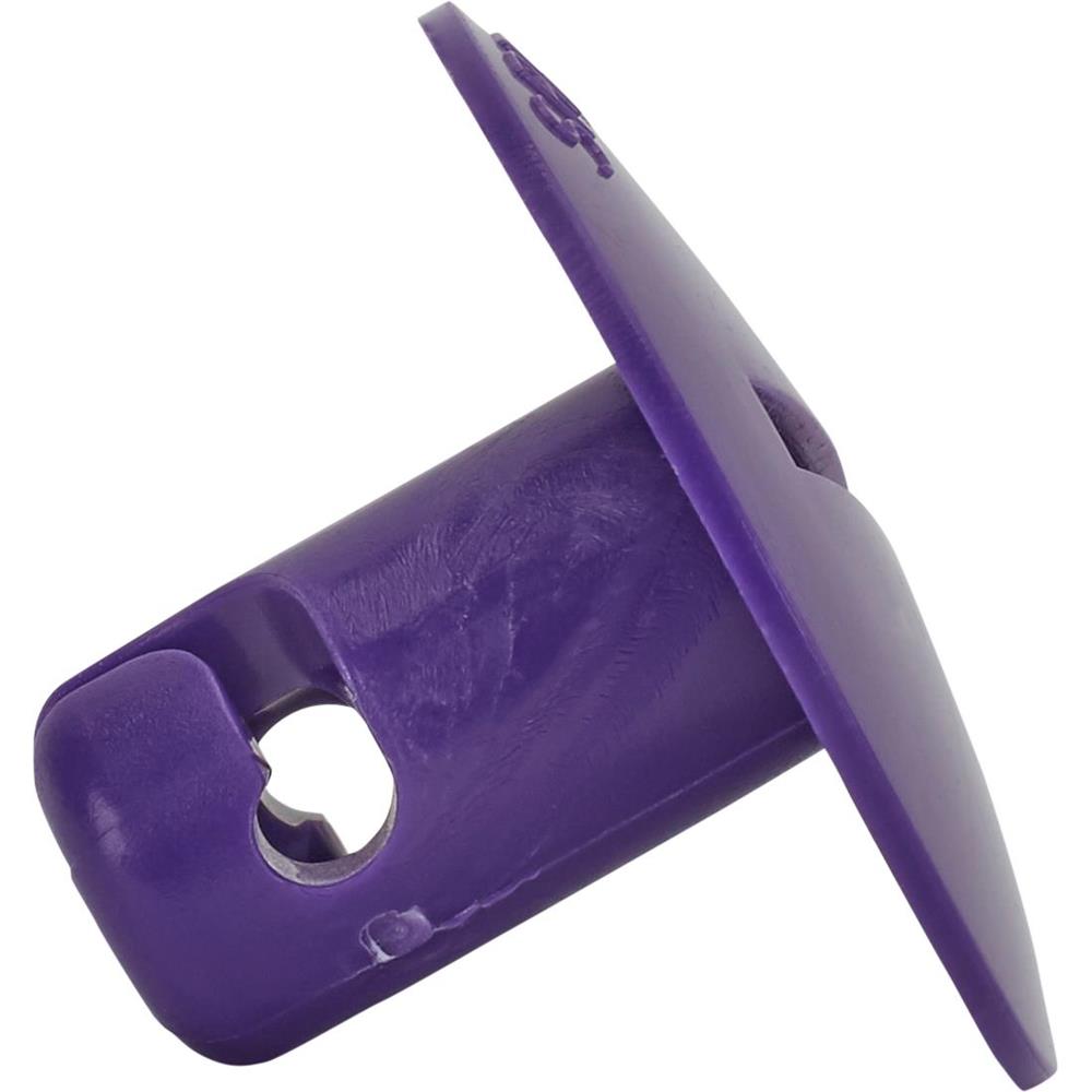 Plastic Large Head Quarter Turn Fasteners, .500 Inch Grip, Pack/10