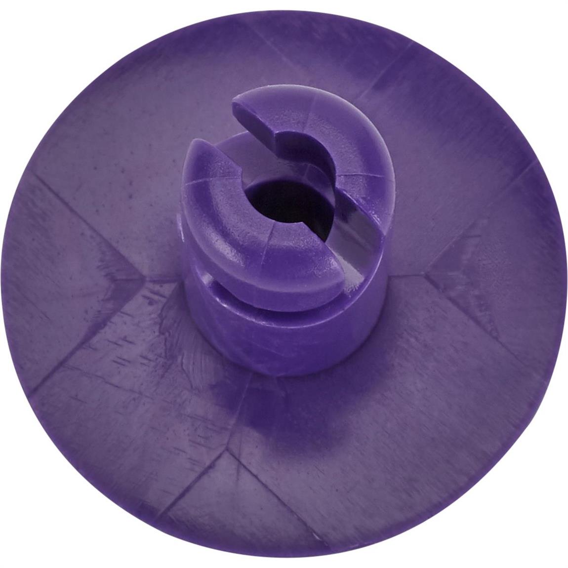 Plastic Large Head Quarter Turn Fasteners, .500 Inch Grip, Pack/10