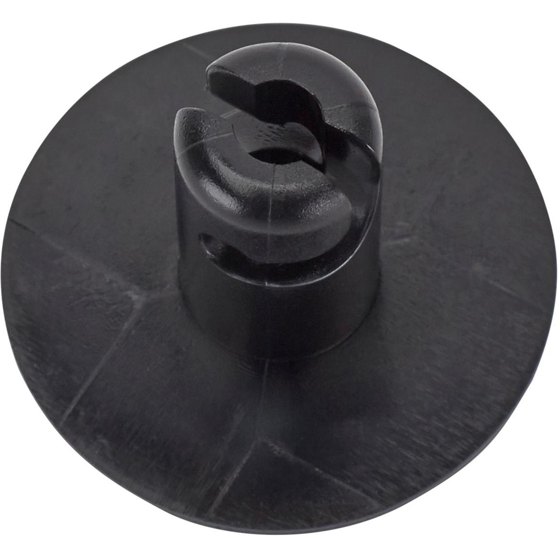 Plastic Large Head Quarter Turn Fasteners, .500 Inch Grip, Pack/10
