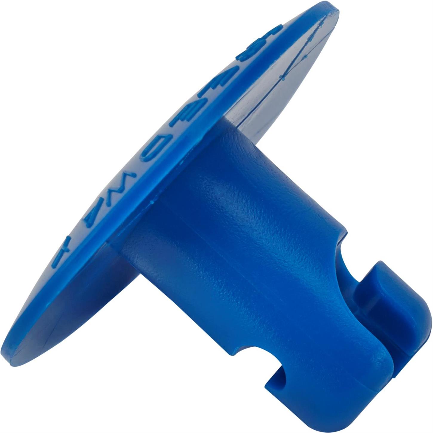 Plastic Large Head Quarter Turn Fasteners, .500 Inch Grip, Pack/10