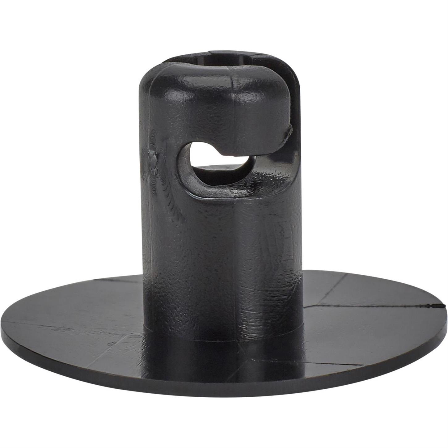Plastic Large Head Quarter Turn Fasteners, .500 Inch Grip, Pack/10