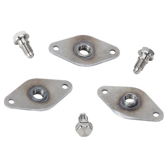 Bolt and Tab Kit for Wheel Covers, 5/16 Inch, Set/3