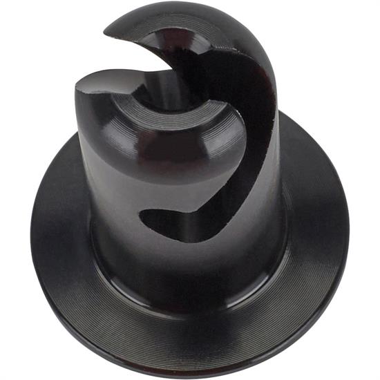 Black Aluminum 1/4 Turn Panel Fasteners, .500 Inch Grip, Pack/10