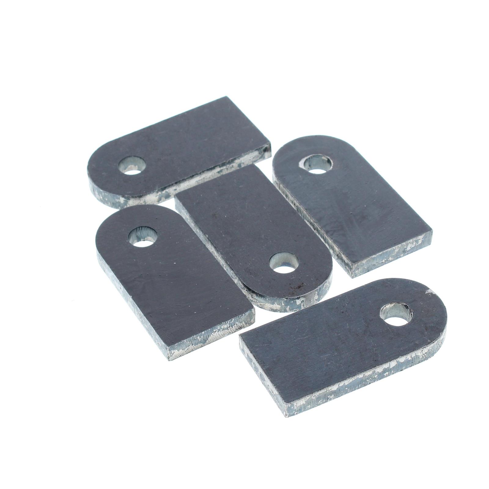 Weld-On Chassis Tabs, 2-1/2 Inch with 3/8 Hole