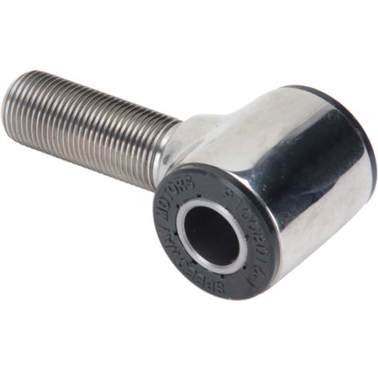 Speedway Forged Stainless 4-Bar Rod End, 3/4-16 RH Thread, Polished