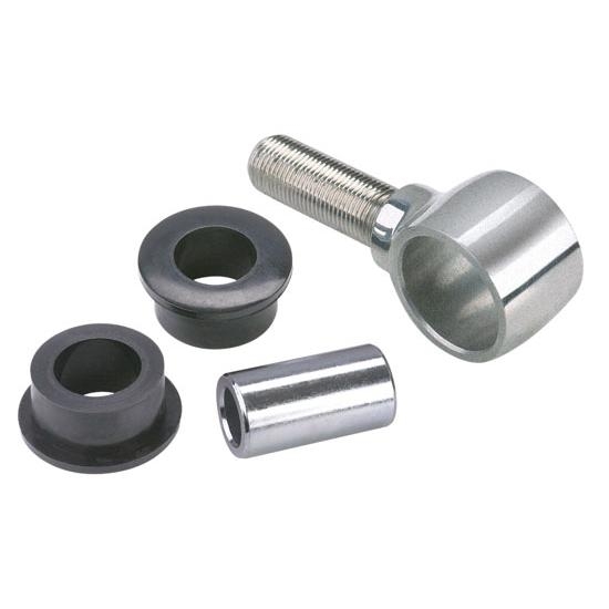 Speedway Stainless Steel 4-Bar Rod End, 5/8-18 LH Thread, Polished