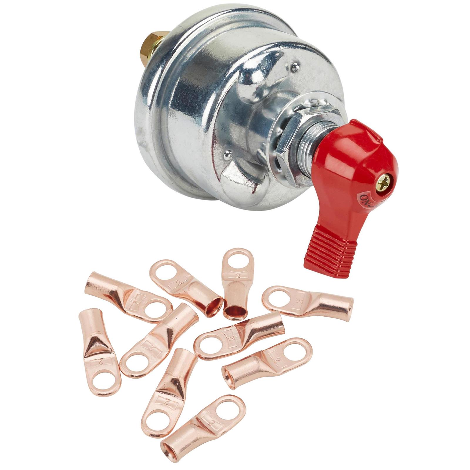 Two-Post Battery Disconnect Isolation Kill Switch & Cable Ends