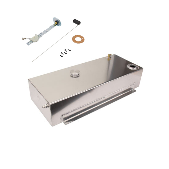T-Bucket Aluminum Fuel Tank for Channeled Body w/Sender
