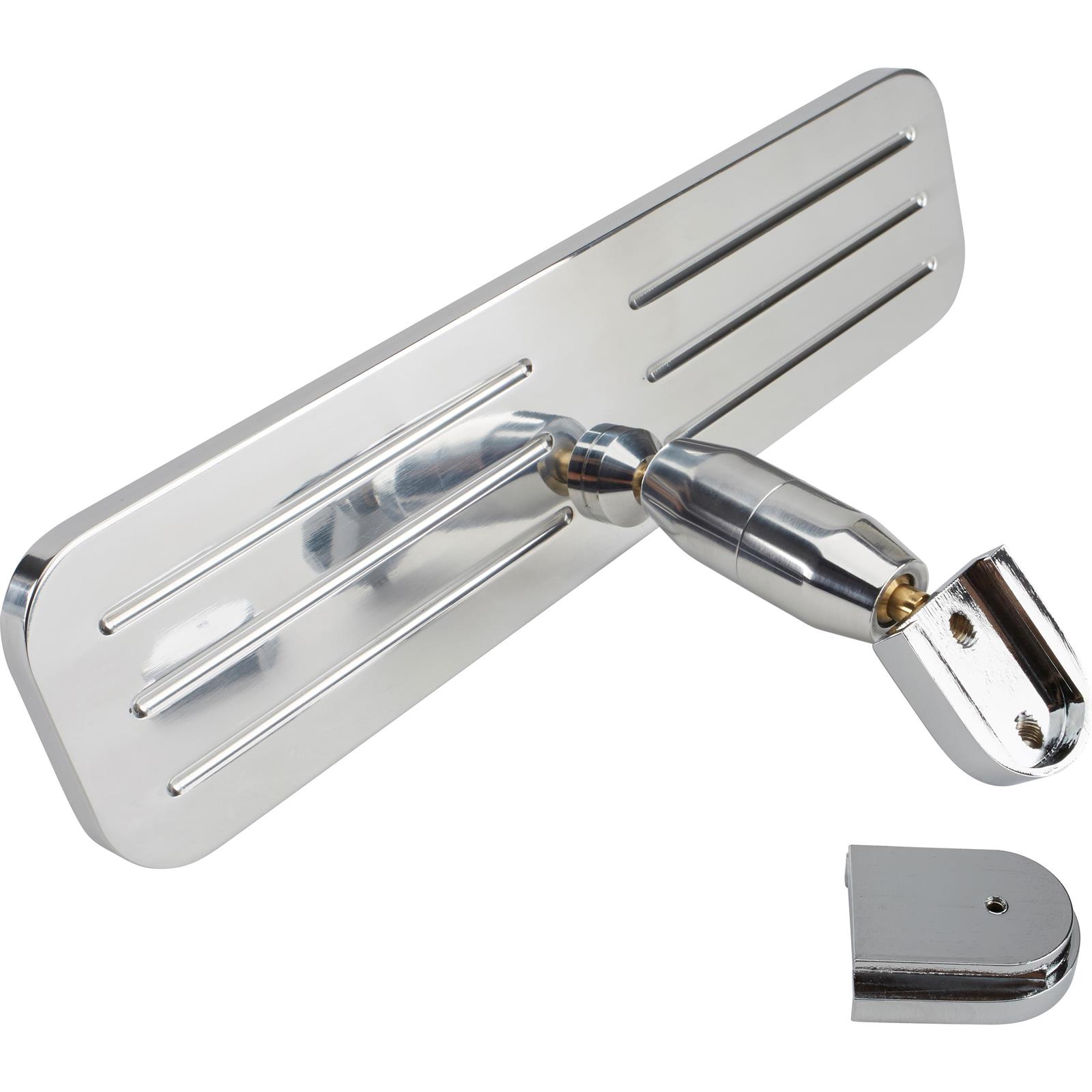 Speedway Ball Milled Billet Aluminum Interior Rear View Mirror