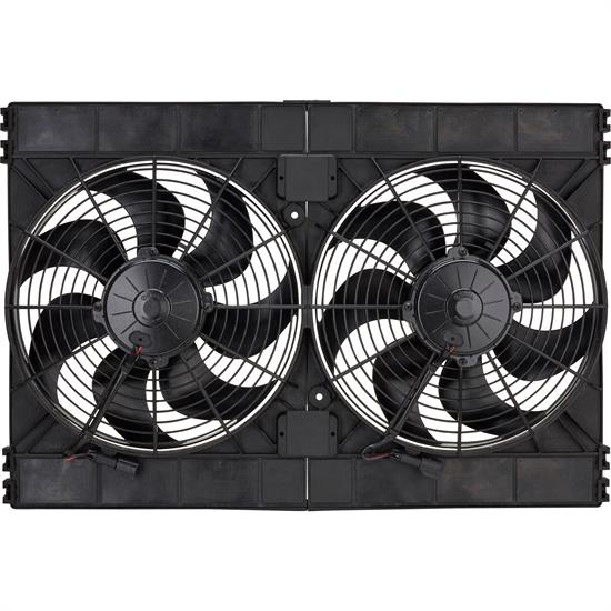 SPAL 30102130 Dual Electric Cooling Fan, Straight Blade, 12 Inch