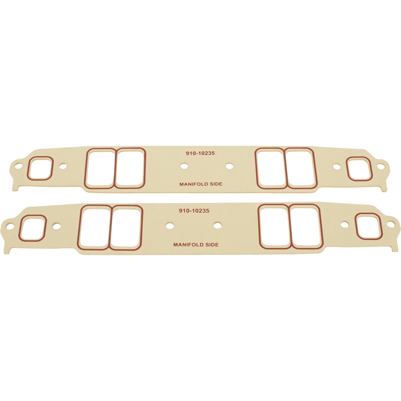 Speedway S/B Chevy Intake Gasket Set, 1206 Style, 1/8 Inch Thick