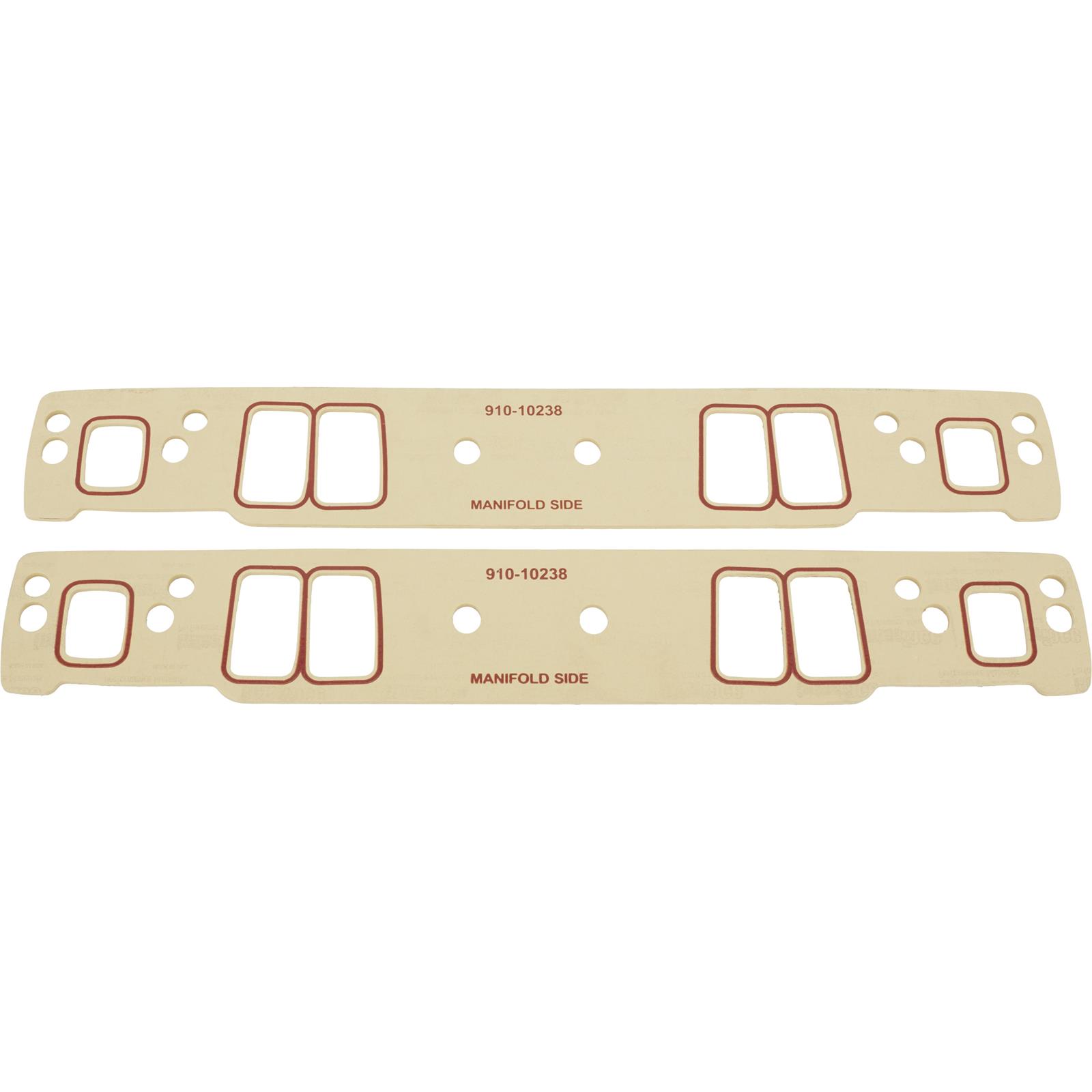 Speedway Small Block Chevy Intake Gasket Set, Vortec Heads, 1/8 Inch