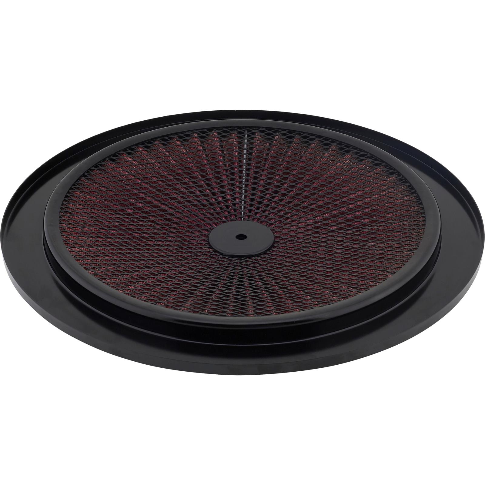 Speedway Super Flow 14 Inch Air Filter Top, Black