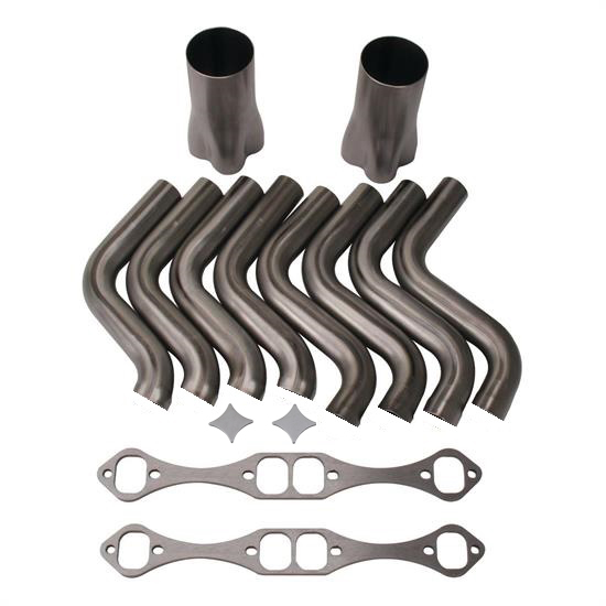 Speedway IMCA U-Weld-It Header Kit, Small Block Chevy