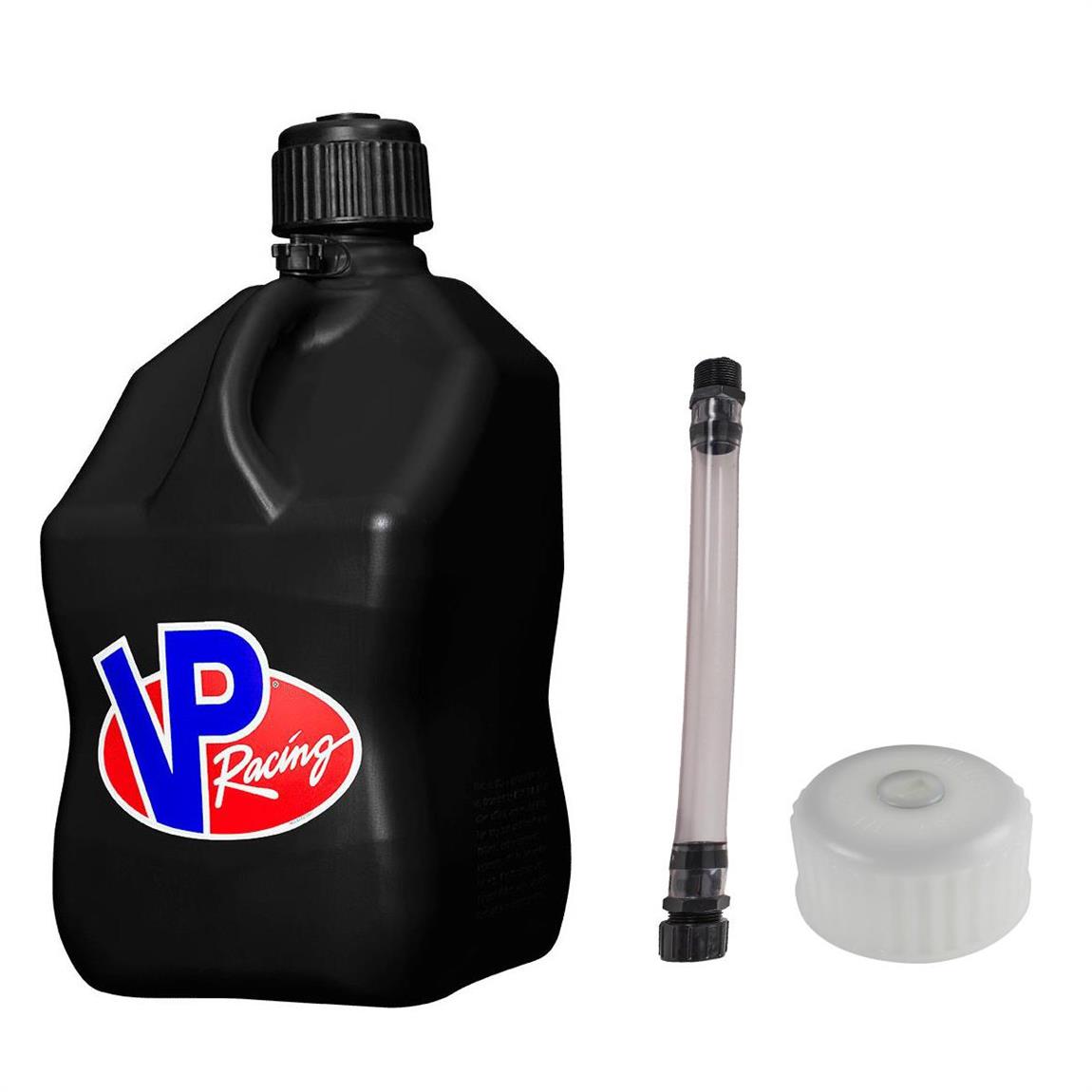 VP Racing Motorsport Container, 5 Gallon w/Cap & Filler Spout Kit