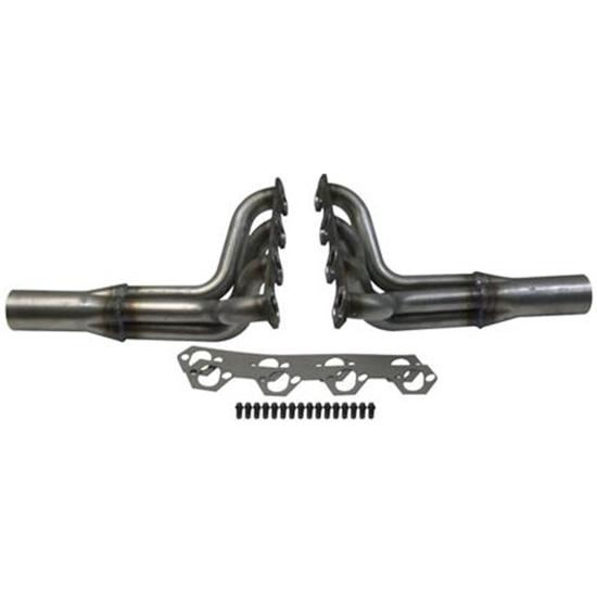 Speedway SBF Small Block Ford IMCA Modified Headers, Raw Finish