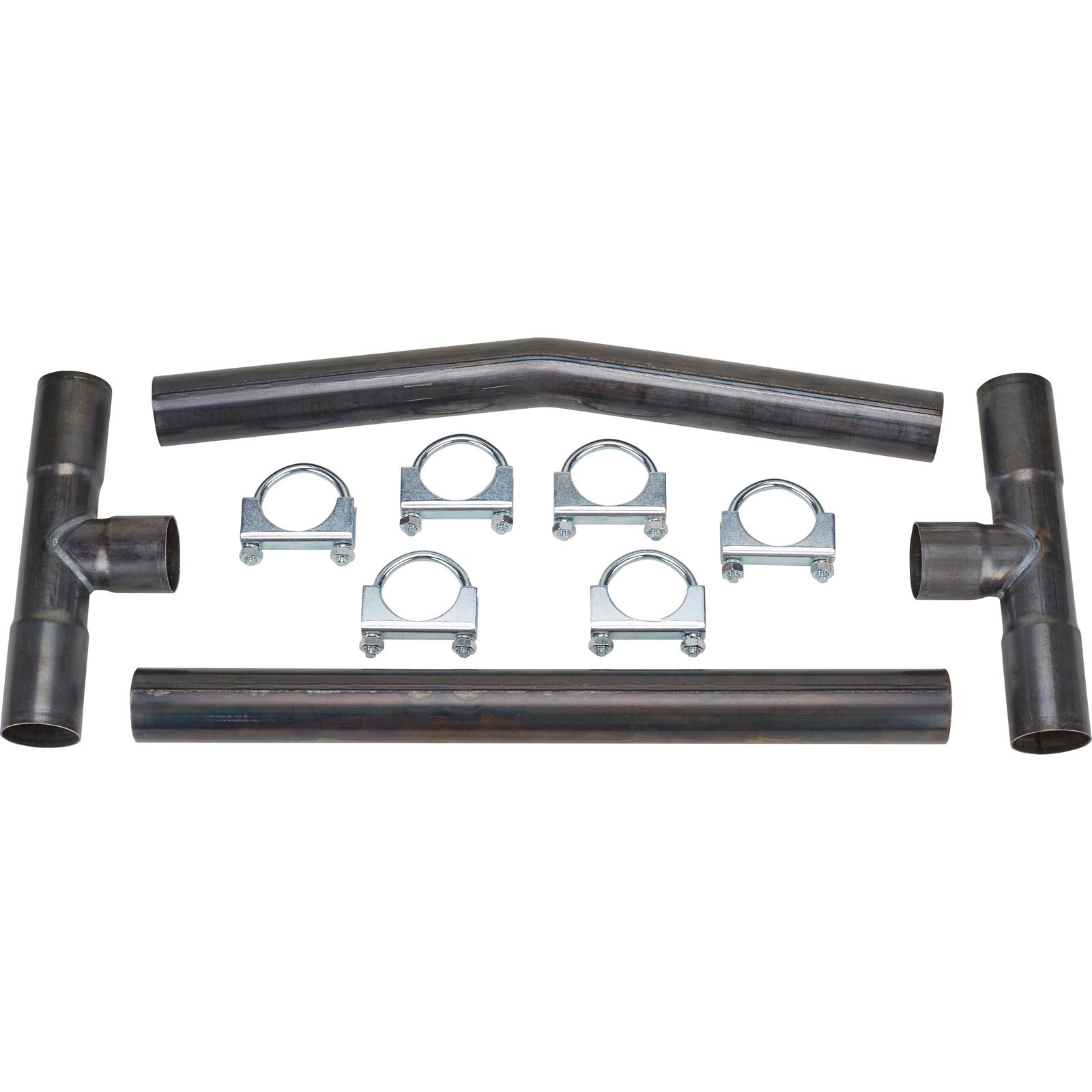 Universal Dual Exhaust H-Pipe Balance Tube Kit, 2-1/4 Inch