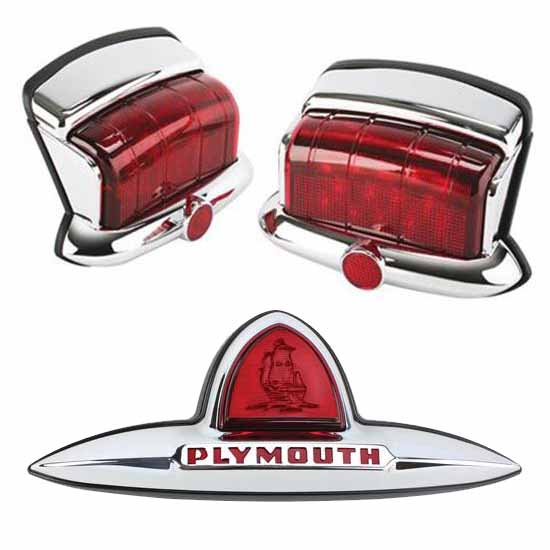 1946-48 Plymouth LED Tail Lights and Business Coupe Brake Light