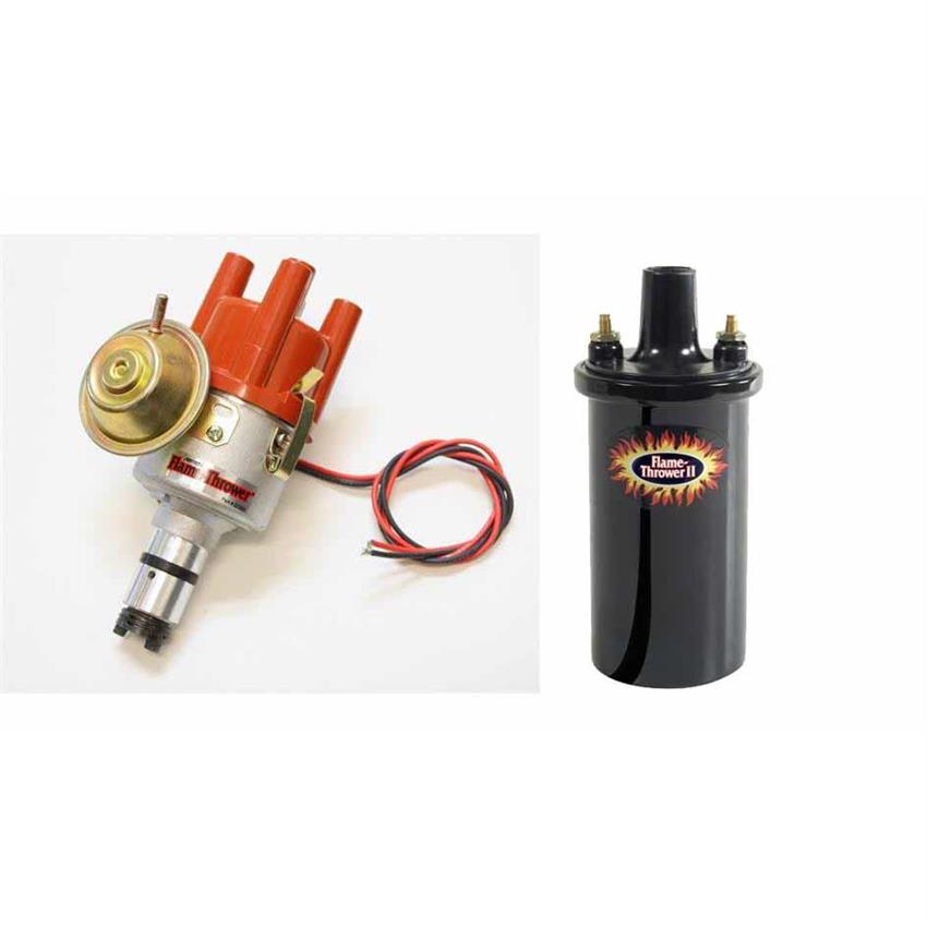 Pertronix Flame-Thrower Dist VW Type 1 and Black coil 40,000 Volt